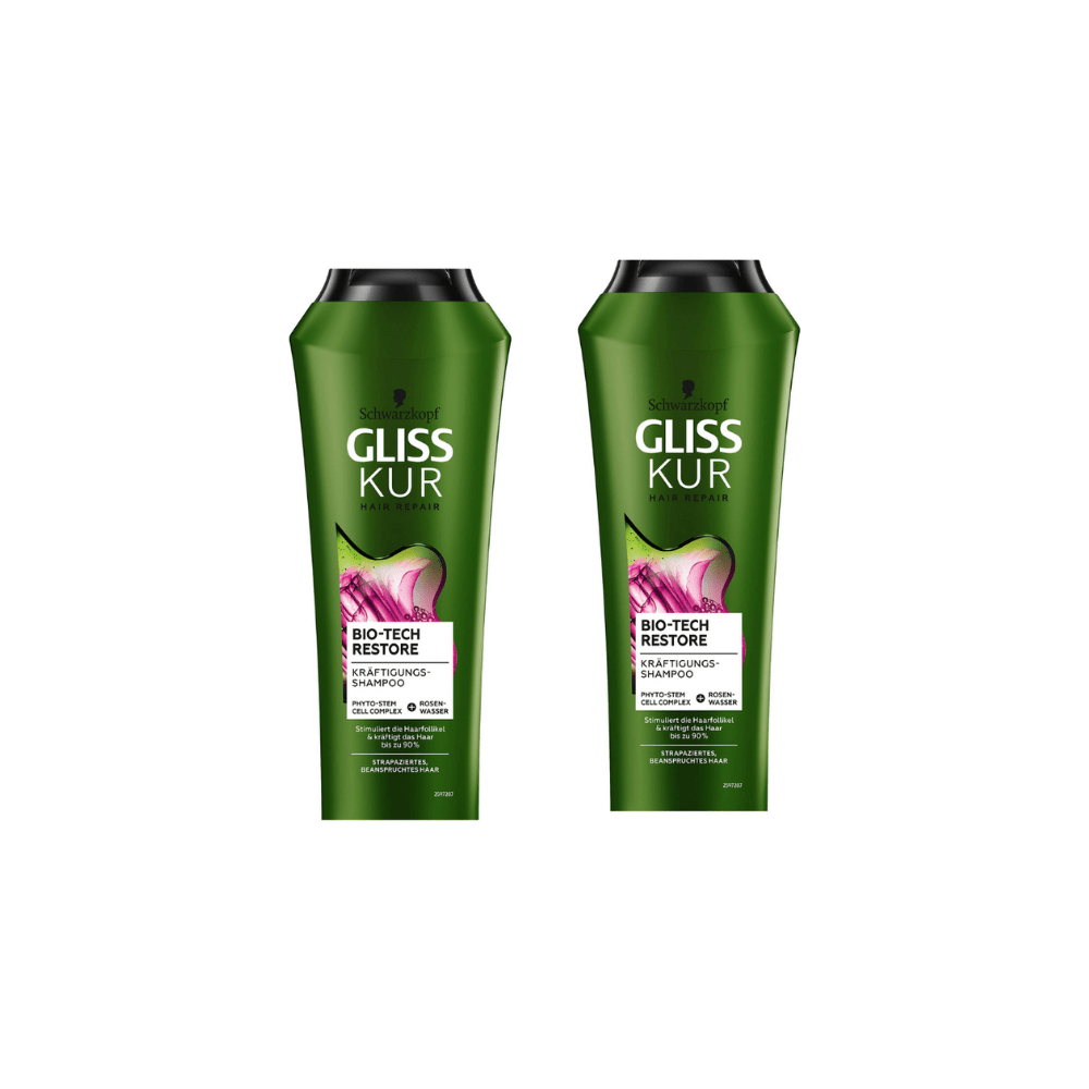 Schwarzkopf Gliss Shampoo Bio-tech 360 ml 2 Pack – Melori